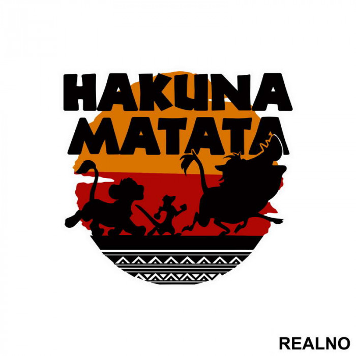 HAKUNA MATATA - CRTANI FILMOVI - NALEPNICA