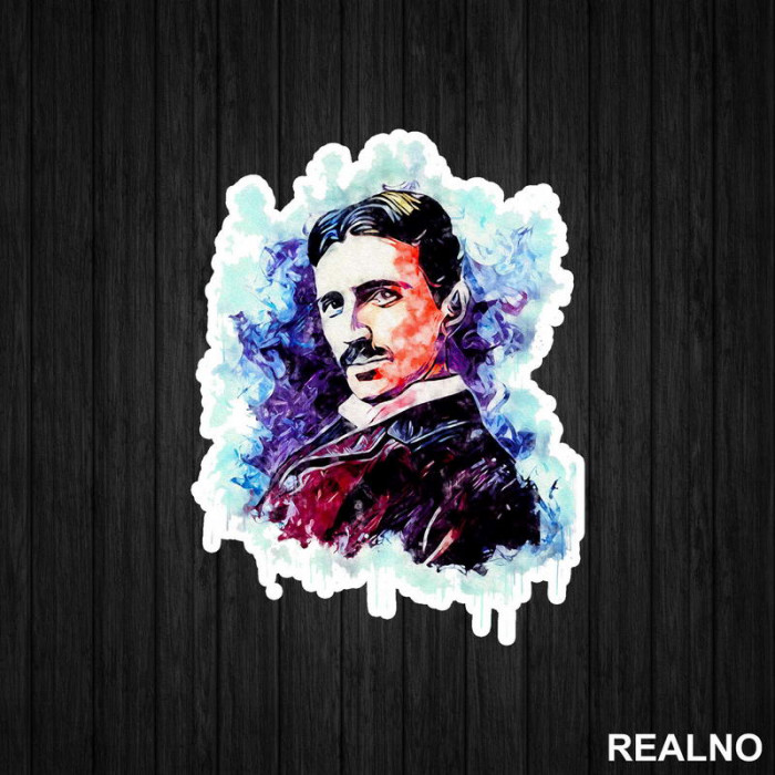 NIKOLA TESLA - BOJE - NALEPNICA