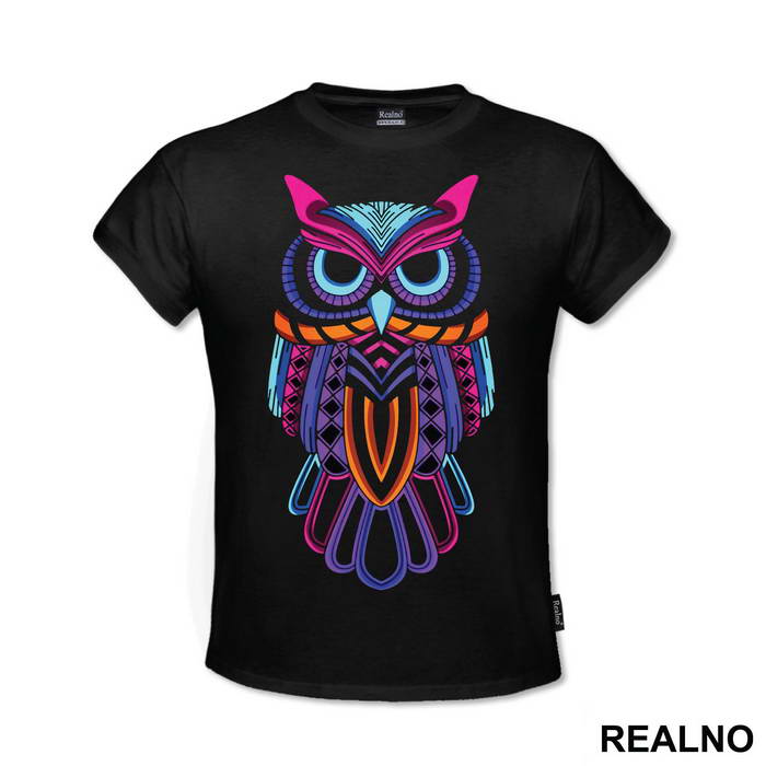 NEON OWL - ŽIVOTINJE - MAJICA