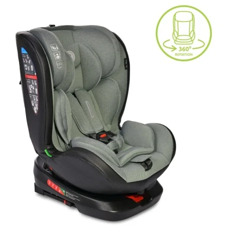 Lorelli Autosedište Nebula I-Size Isofix 40-150cm Iceberg Green 360