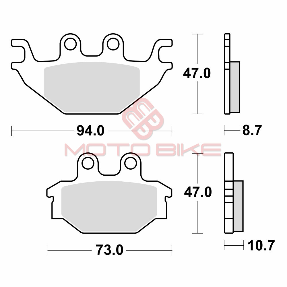 Disk pločice TRW MCB760SI ( SINTER )