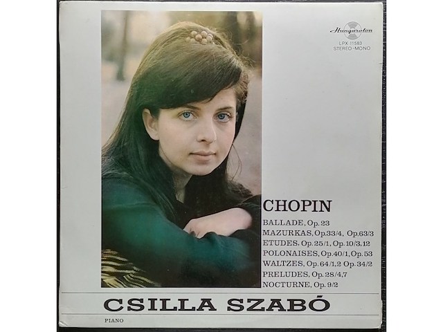 Chopin* - Csilla Szabó ‎– Chopin  [LP]