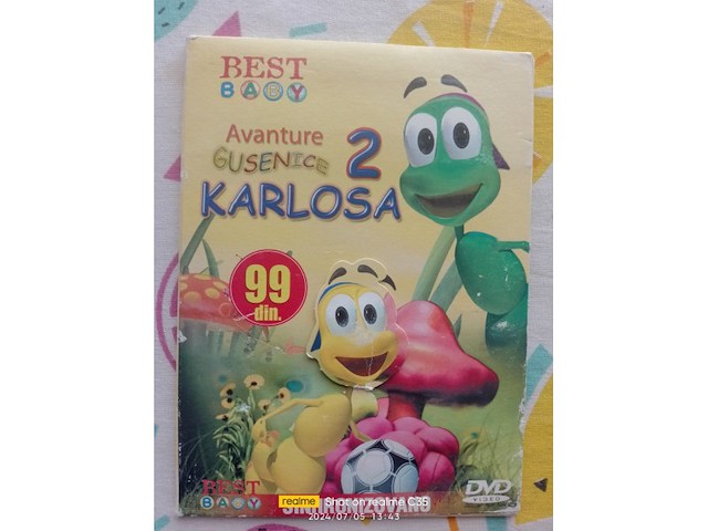 DVD CRTANI FILM - AVANTURE GUSENICE KARLOSA 02