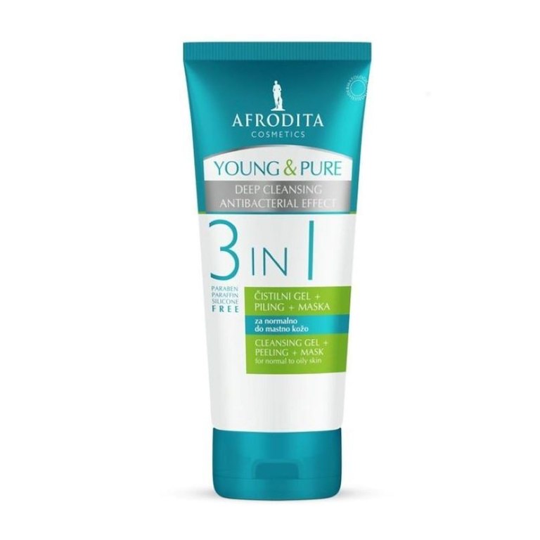 Afrodita young&pure 3u1 piling maska150ml