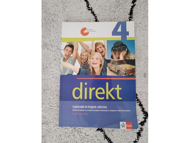 Direkt 4, уџбеник и радна свеска + 2 CD-a