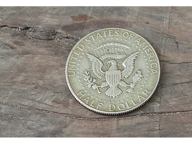 USA HALF DOLAR 1966 SREBRO