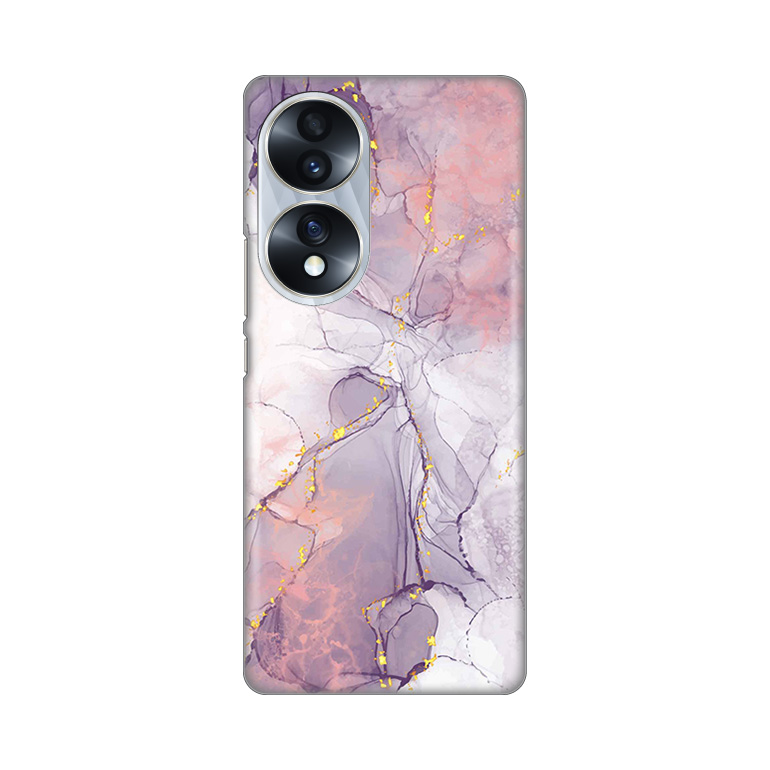 Zastitna silikonska maska (futrola) PRINT - Huawei Honor 70 Pink Marble