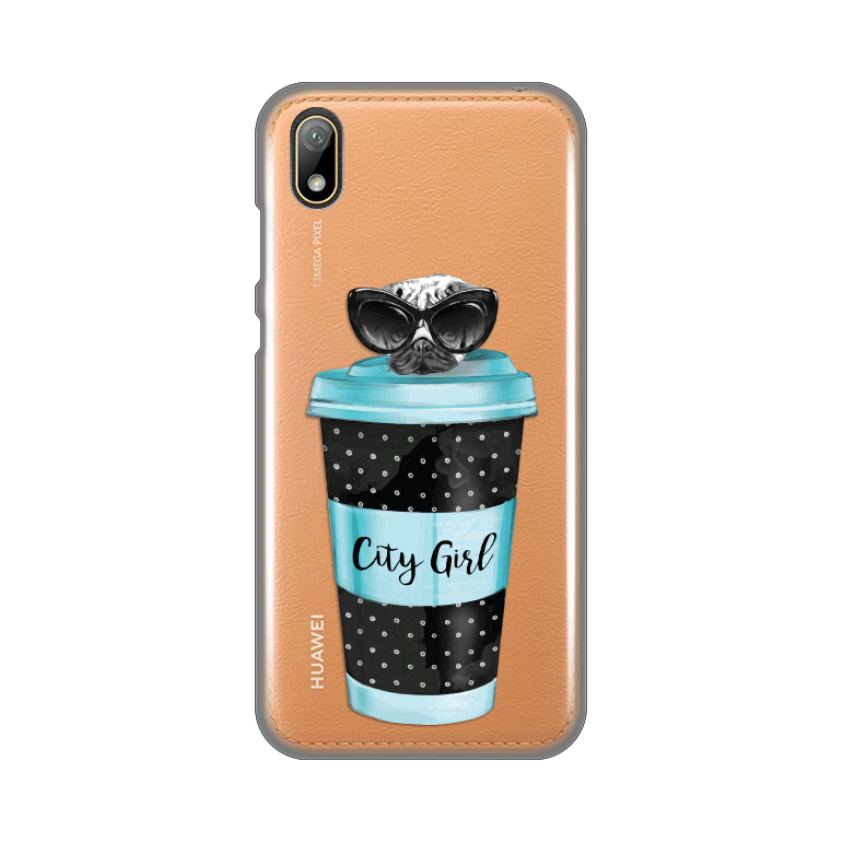 Zastitna ultra tanka (skin) maska / futrola PRINT - Huawei Y5 (2019)/Honor 8S 2019/2020 City Coffee
