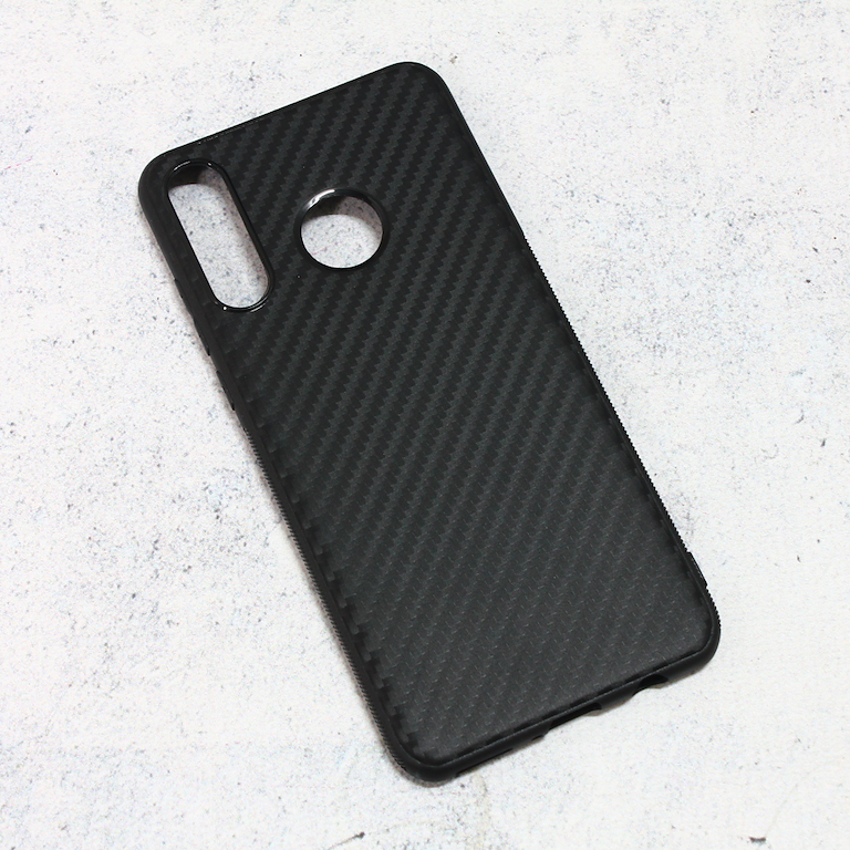 Zastitna maska (futrola) Carbon fiber - Huawei P30 Lite crna