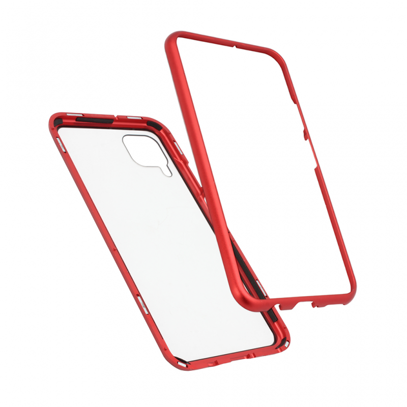 Zastitna maska (futrola) Magnetic - Huawei P40 Lite/Nova 6 SE crvena