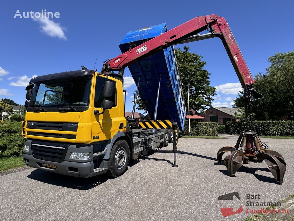 DAF FAK CF85.360 8x2 Euro 5 Schrootkipper met PENZ 25L Kraan kiper