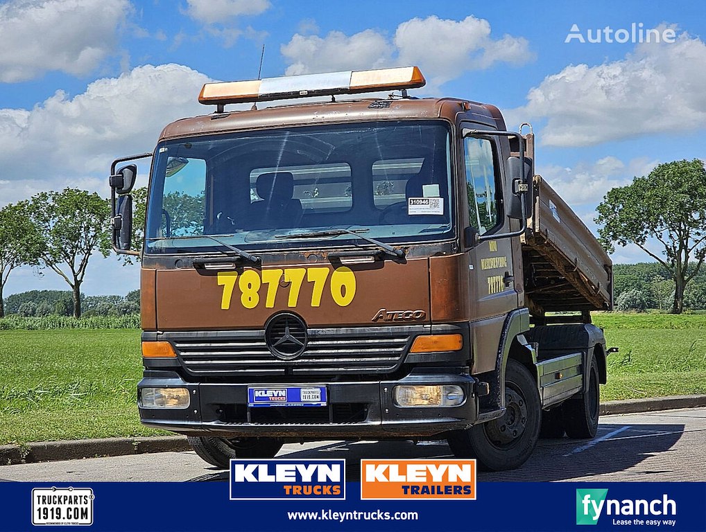 Mercedes-Benz ATEGO 815 manual 3 way tipper kiper