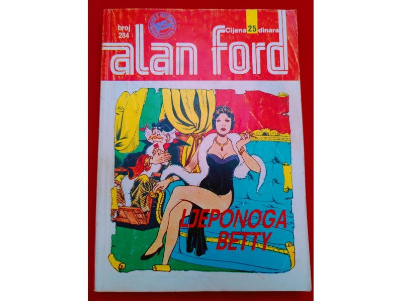 Alan Ford (Vjesnik) - br. 284 - Ljeponoga Betty