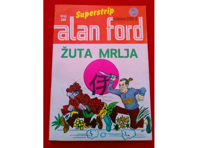 Alan Ford (Vjesnik) - br. 349 - Zuta mrlja