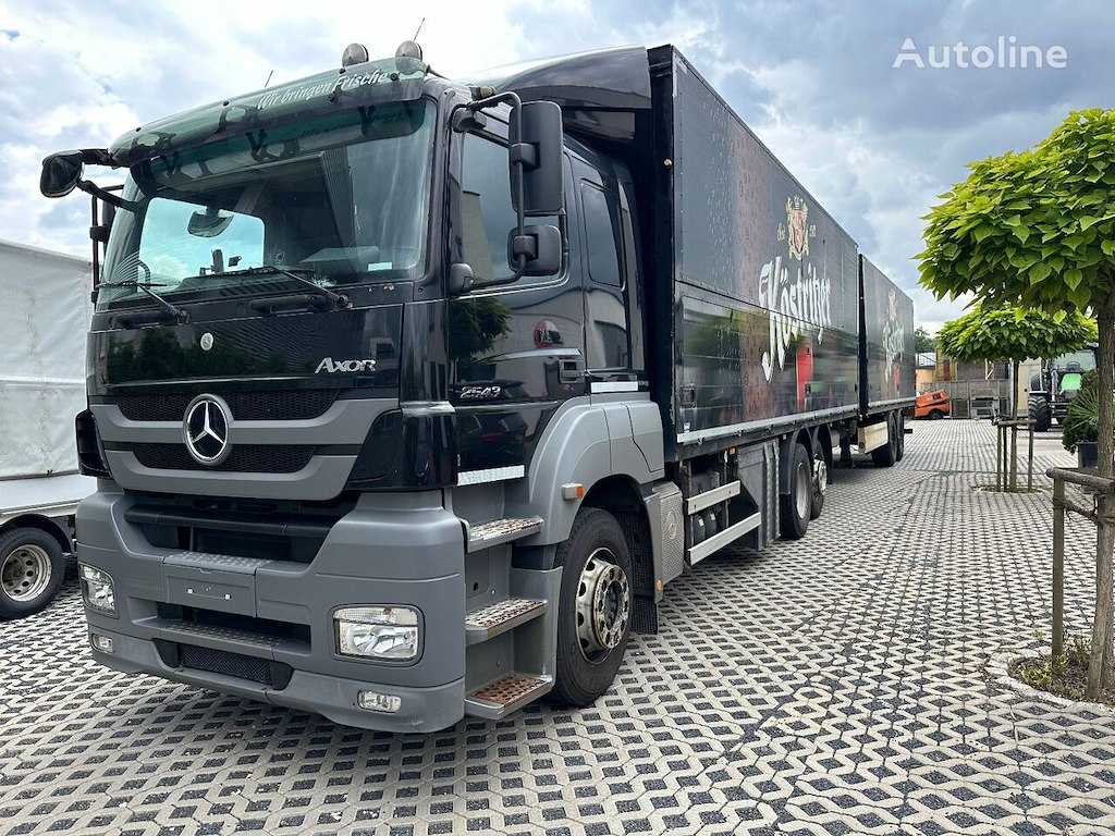 Mercedes-Benz AXOR 2543 kamion furgon + prikolica furgon