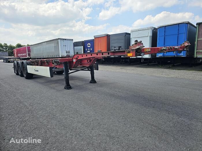 Krone Sd 3 axle container chassis | all connections | saf disc. poluprikolica za prevoz kontejnera