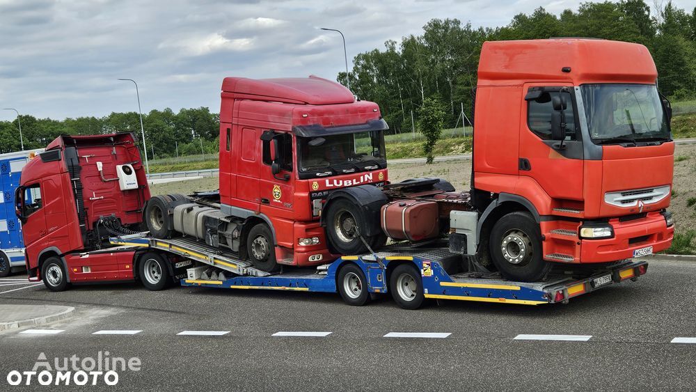 Obermann LKW TRUCK TRANSPORTER TRAILER poluprikolica autotransportera