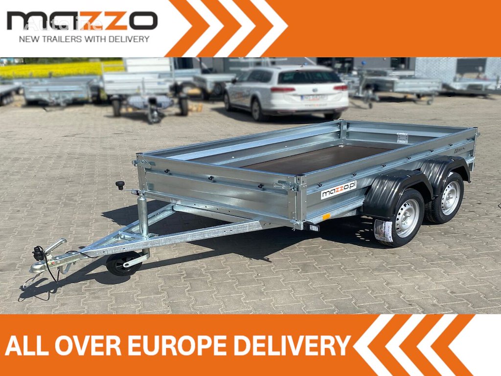 Nova Zasław 265t 265x132x35cm twin axles 750kg! LED lamps! auto prikolica