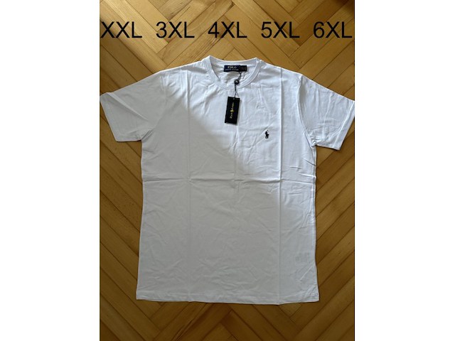 Polo bela muska majica 2XL 3XL 4XL 5XL 6XL