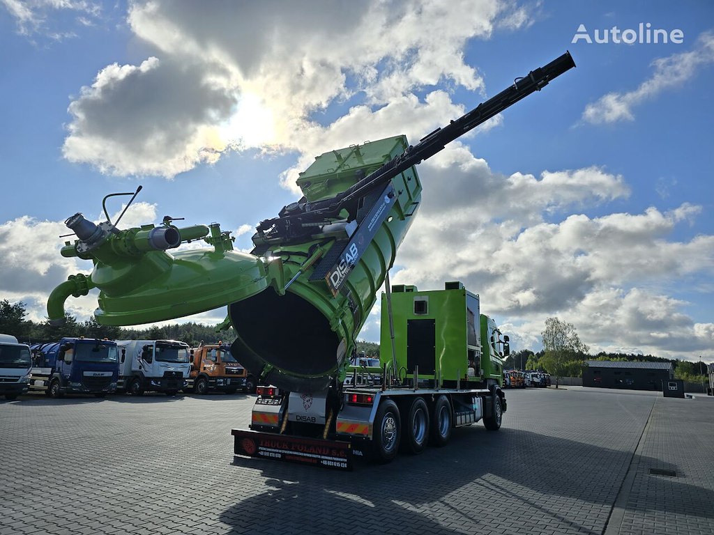 Scania Disab Centurion P210/9 Suction-blowing vacuum loader kombinovano vozilo za čišćenje kanalizacije