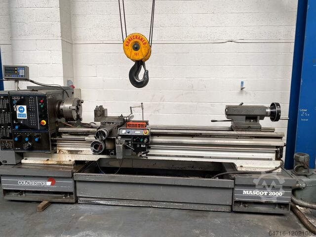 Vari speed medium lathe
Colchester Mascot VS 2000