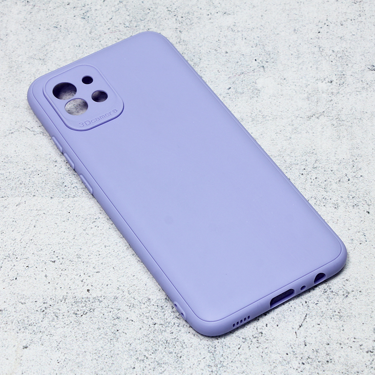 Zastitna maska (futrola) 3D Camera - Samsung A035 Galaxy A03 (EU) ljubicasta