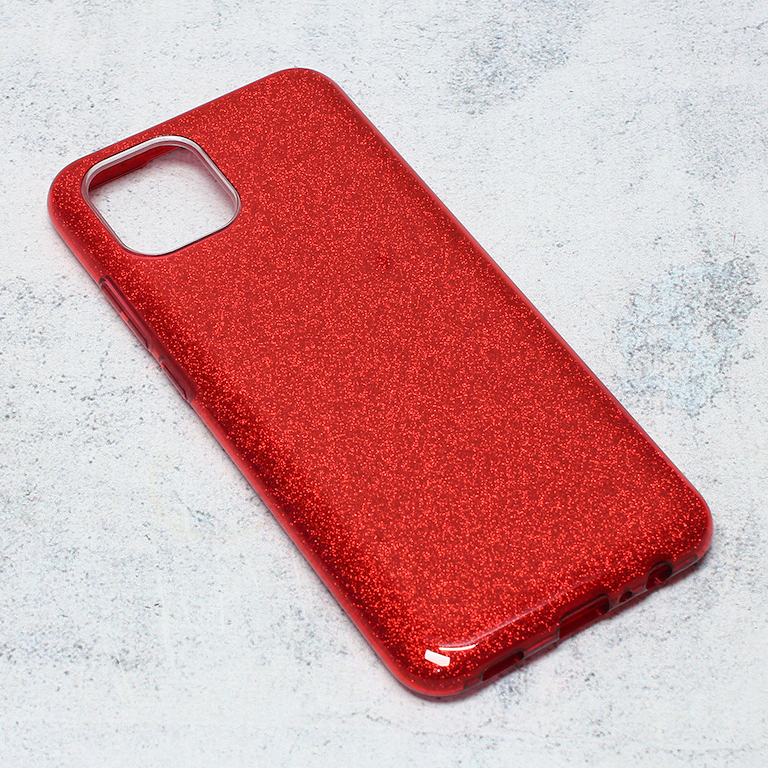 Zastitna maska (futrola) Crystal Dust - Samsung A035 Galaxy A03 166mm (EU) crvena