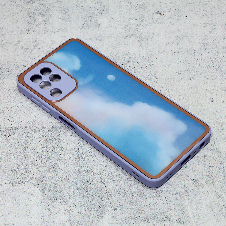 Zastitna maska (futrola) Candy Marble - Samsung A225 Galaxy A22 lila