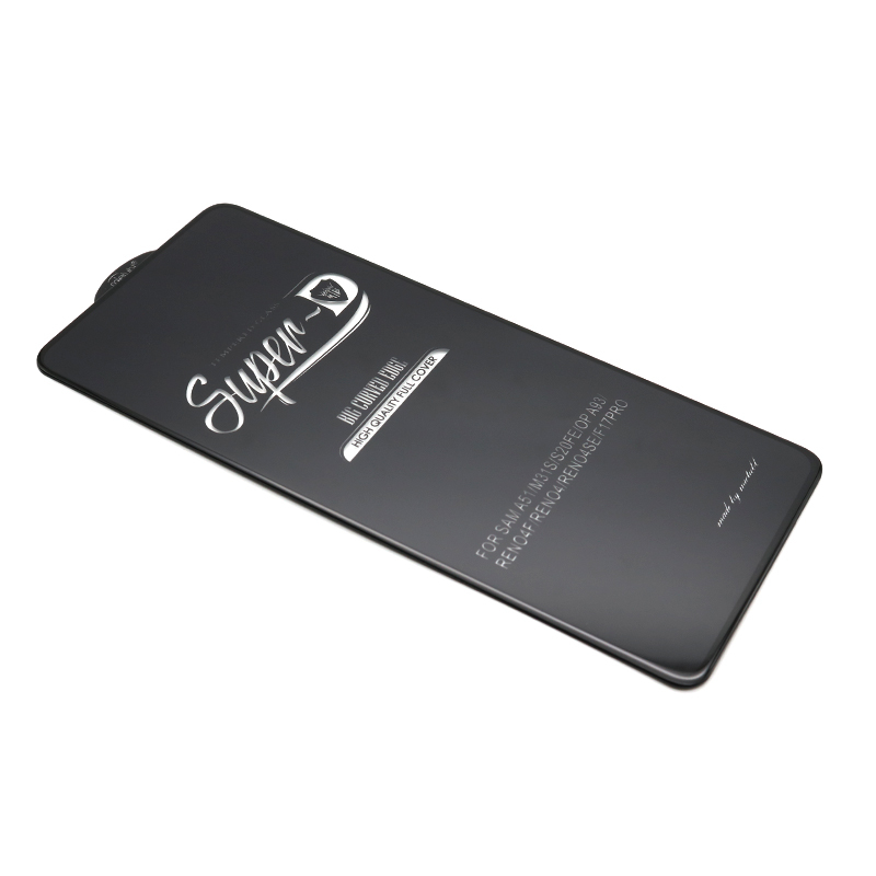 Staklena folija (zastitno kaljeno staklo) za ekran 11D - Samsung A525F/A526B/A528B Galaxy A52 4G/A52 5G/A52s (EU) SUPER D crna (MS)