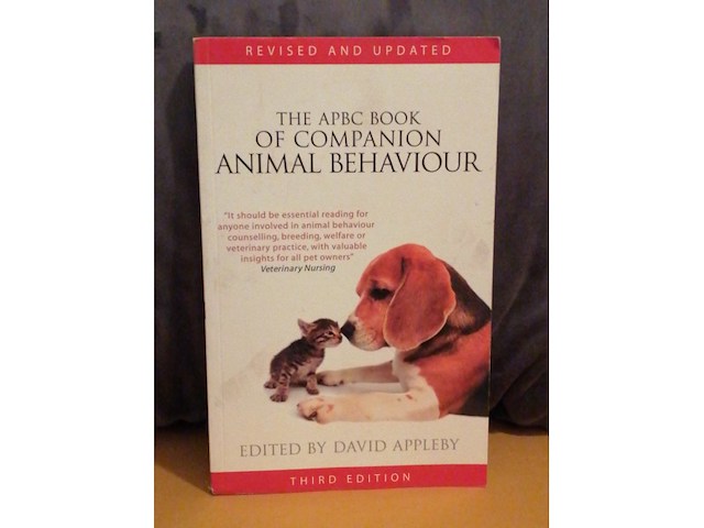 APBC BOOK of COMPANION ANIMAL BEHAVIOUR - David Appleby