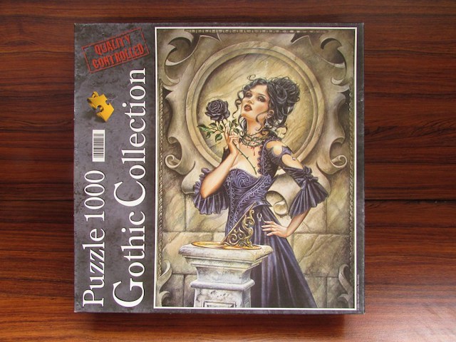 Puzzle Clementoni 1000 delova (Black Rose - Gothic)