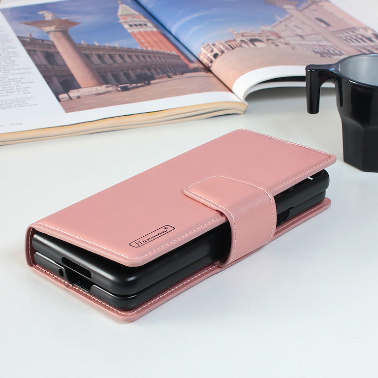 Zastitna maska (futrola) Hanman Canvas ORG - Samsung Galaxy Z Fold 3 5G roze