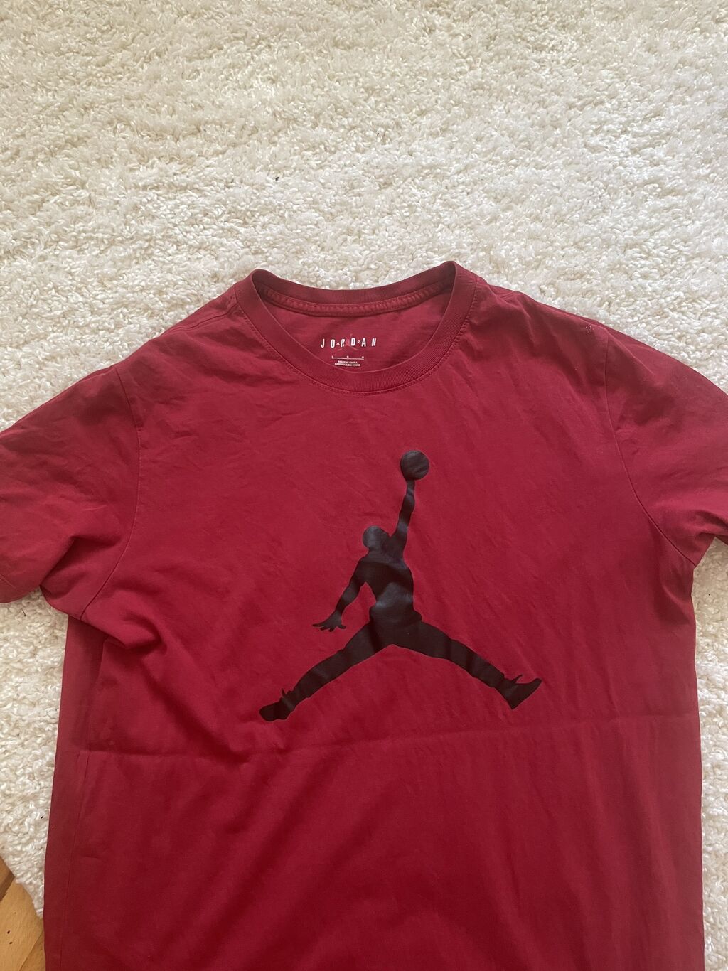 Men's T-shirt Jordan, L (EU 40), bоја - Crvena