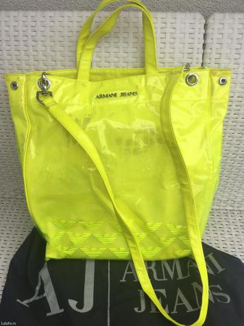 Armani jeans neon torba, sa originalnim pakovanjem