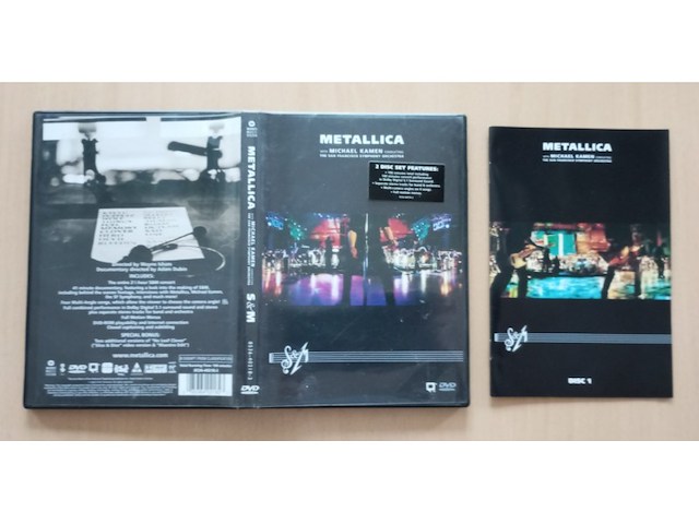 METALLICA with MICHAEL KAMEN - S and M (2xDVD) MadeinEU