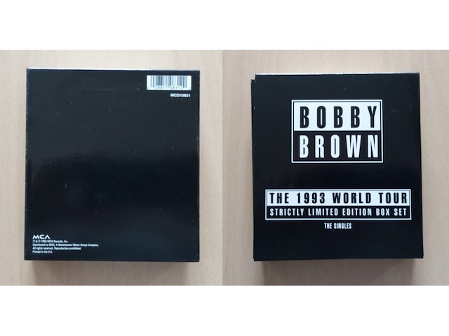 BOBBY BROWN - The 1993 World Tour (5xEPCDbox) Madein UK