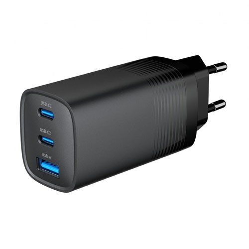 Gembird 65 W GaN USB-C PD/QC 3.0 brzi punjač