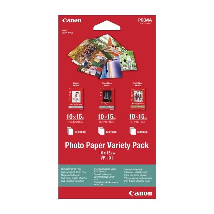 Foto papir Canon Variety Pack VP-101 10x15cm 20Sh