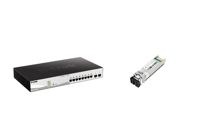 D-Link switch upravljivi DGS-1210-10MP+SFP modul 1.25Gb