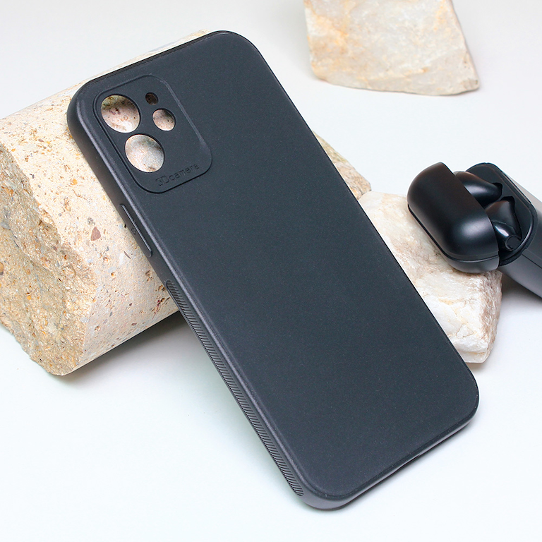 Zastitna maska (futrola) 3D Camera - iPhone 12 6.1 crna