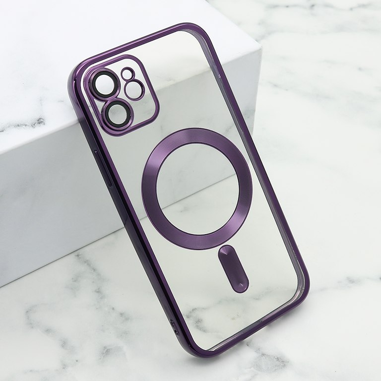 Zastitna maska (futrola) CAMERA PROTECT MagSafe - iPhone 12 ljubicasta (MS)