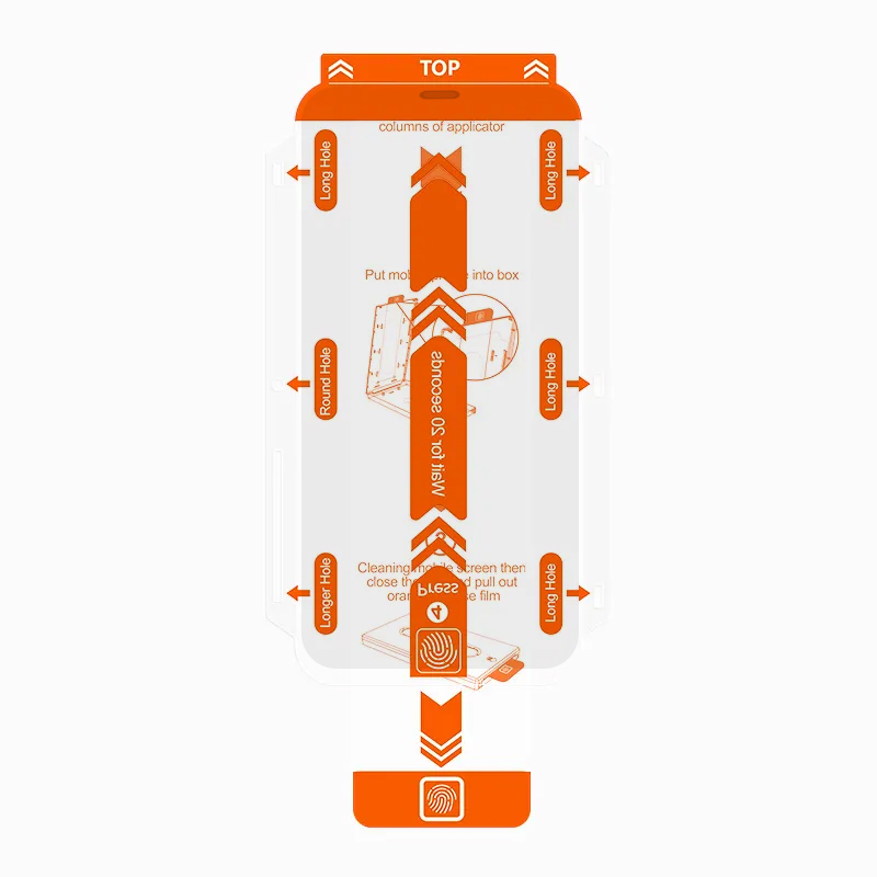 Staklena folija (zastitno kaljeno staklo) za ekran 2.5D dust free - iPhone 12 Mini 5.4 crni