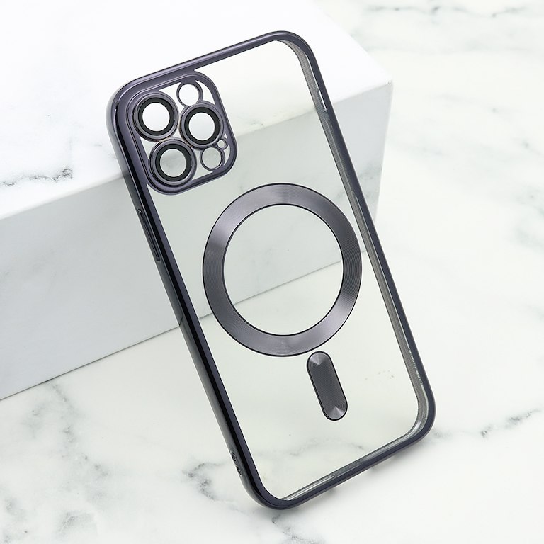 Zastitna maska (futrola) CAMERA PROTECT MagSafe - iPhone 12 Pro crna (MS)