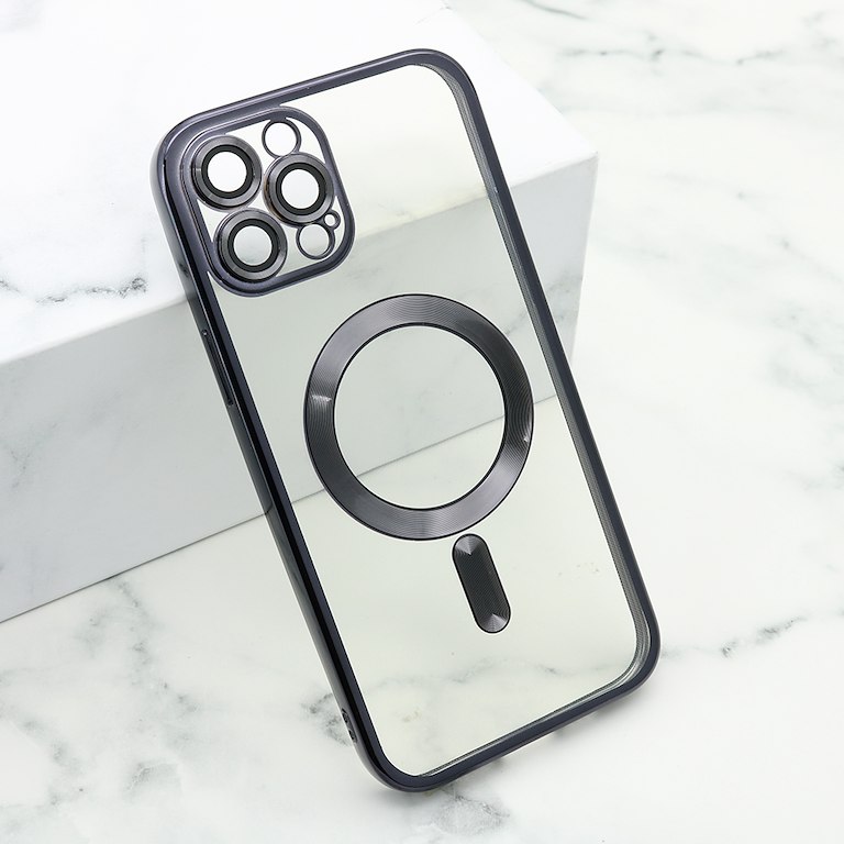 Zastitna maska (futrola) CAMERA PROTECT MagSafe - iPhone 12 Pro Max (6.7) crna (MS)