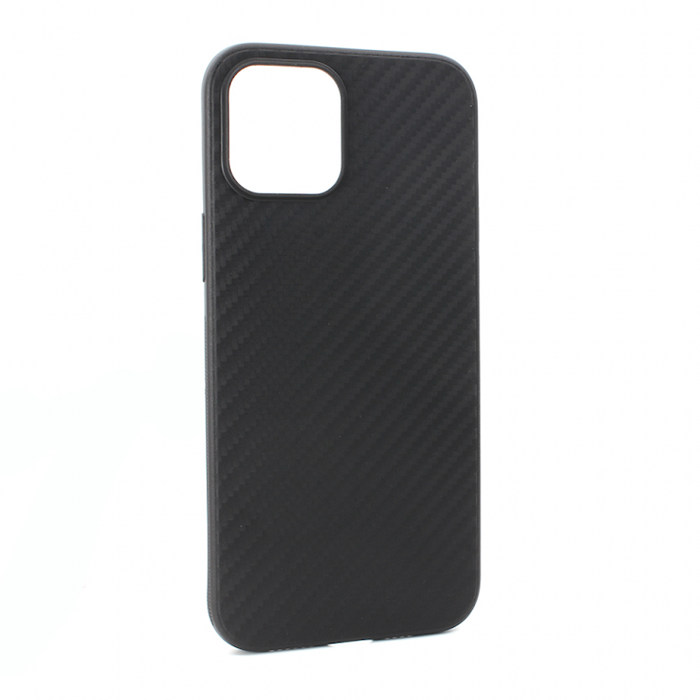 Zastitna maska (futrola) Carbon fiber - iPhone 12 Pro Max 6.7 crna