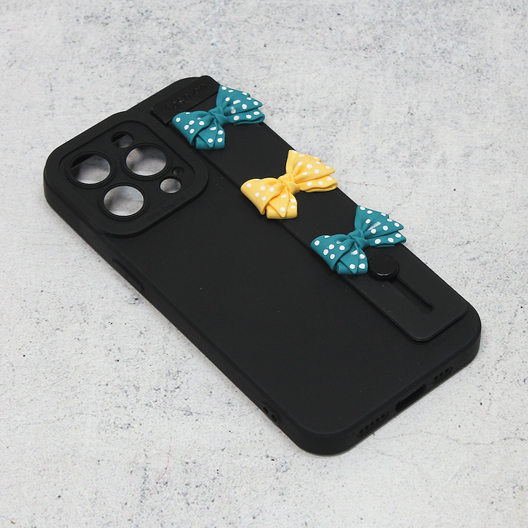 Zastitna maska (futrola) Bow - iPhone 13 Pro crna