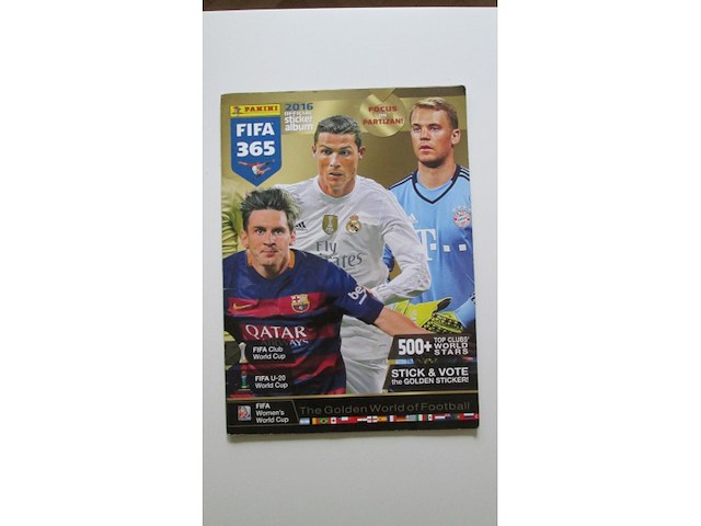 Album za sličice - Official Sticker Album 2016 FIFA 365