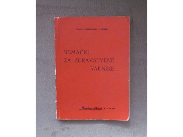 NEMAČKI ZA ZDRAVSTVENE RADNIKE