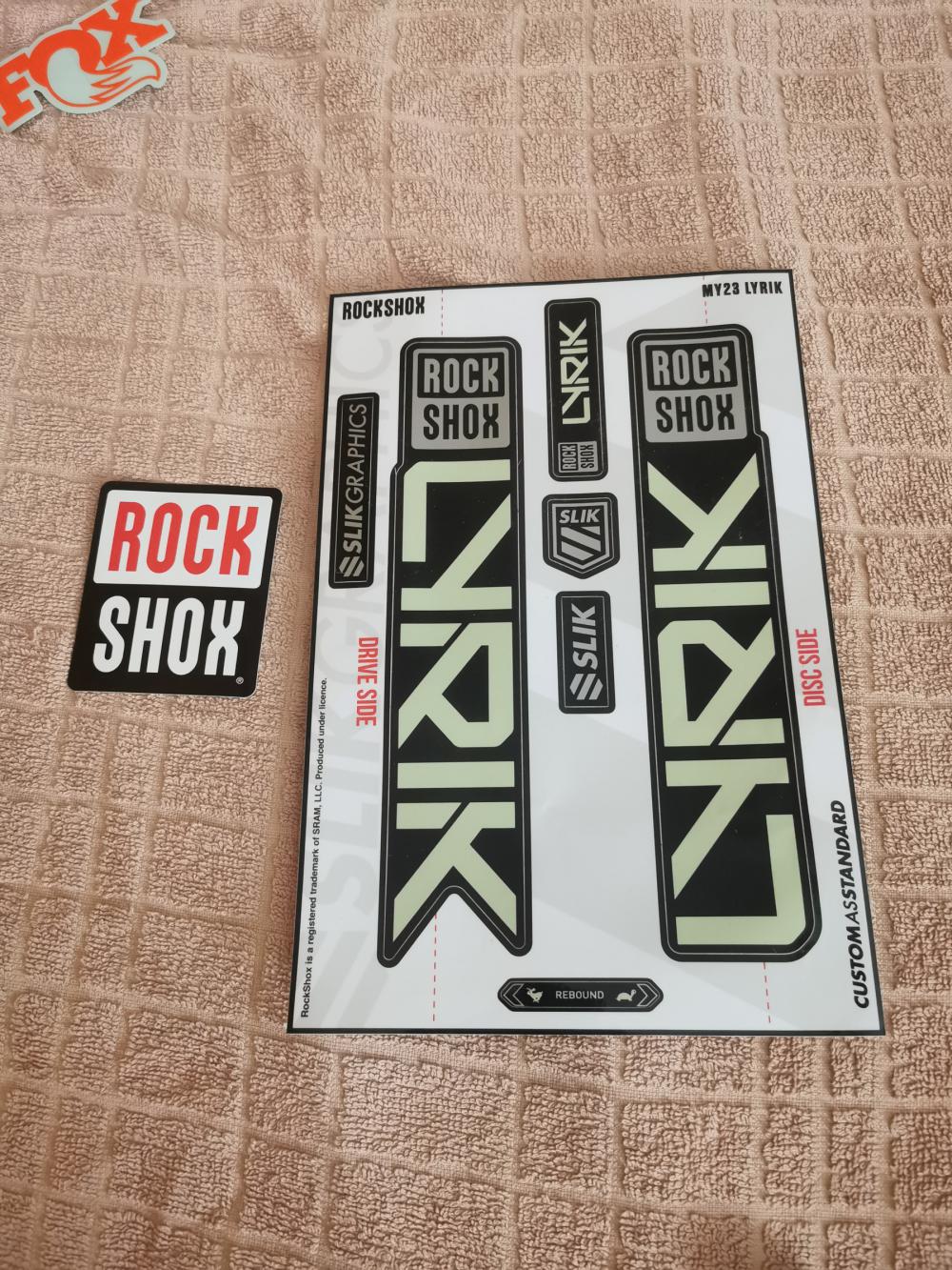 Rockshox Lyrik nalepnice