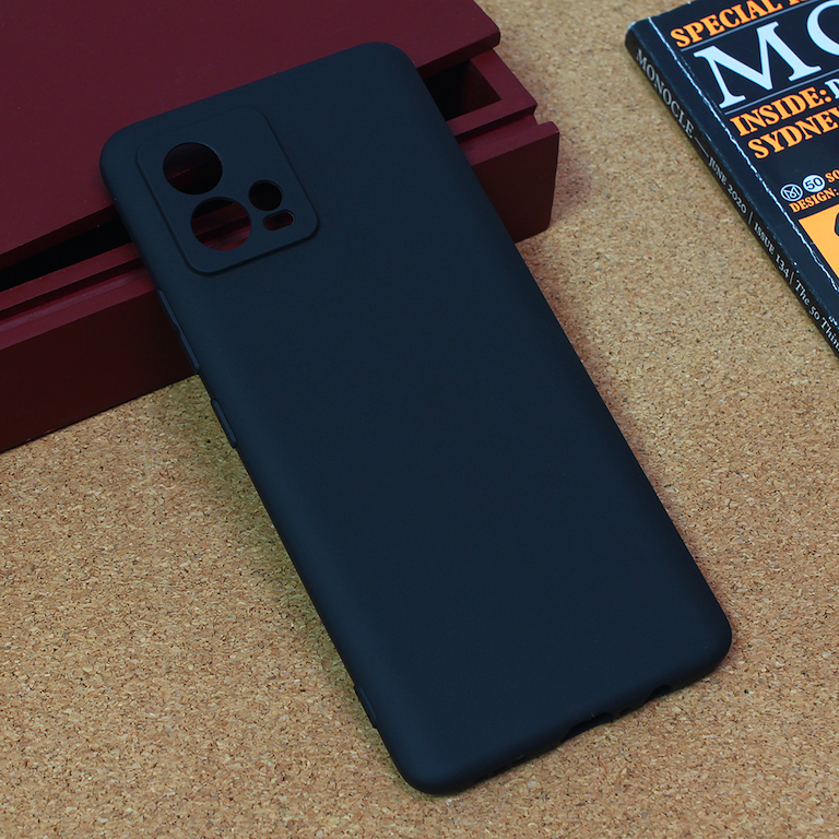 Zastitna silikonska maska (futrola) Ultra Thin - Motorola Moto G72 mat crna
